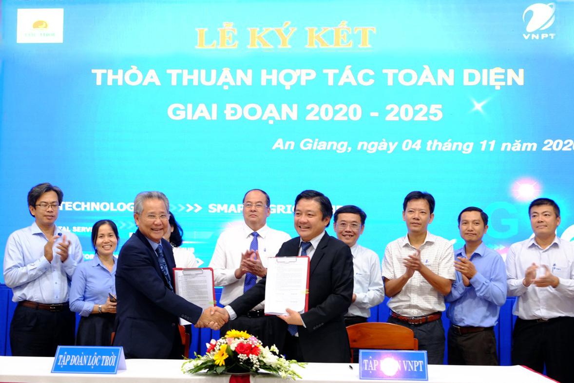 VNPT và Tập đoàn Lộc Trời, An Giang ký kết hợp tác ứng dụng AI trong ...